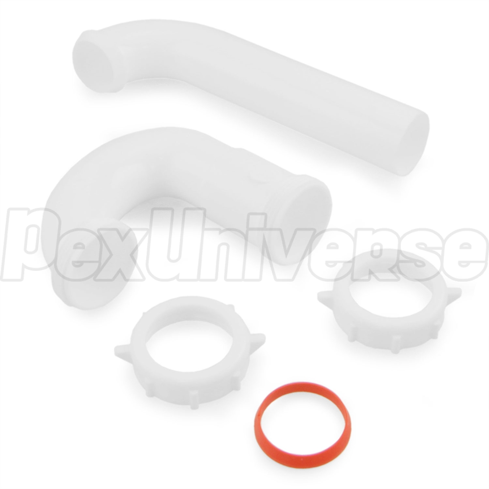 1-1/4" P-Trap, Tubular Plastic/PolyPropylene - PexUniverse