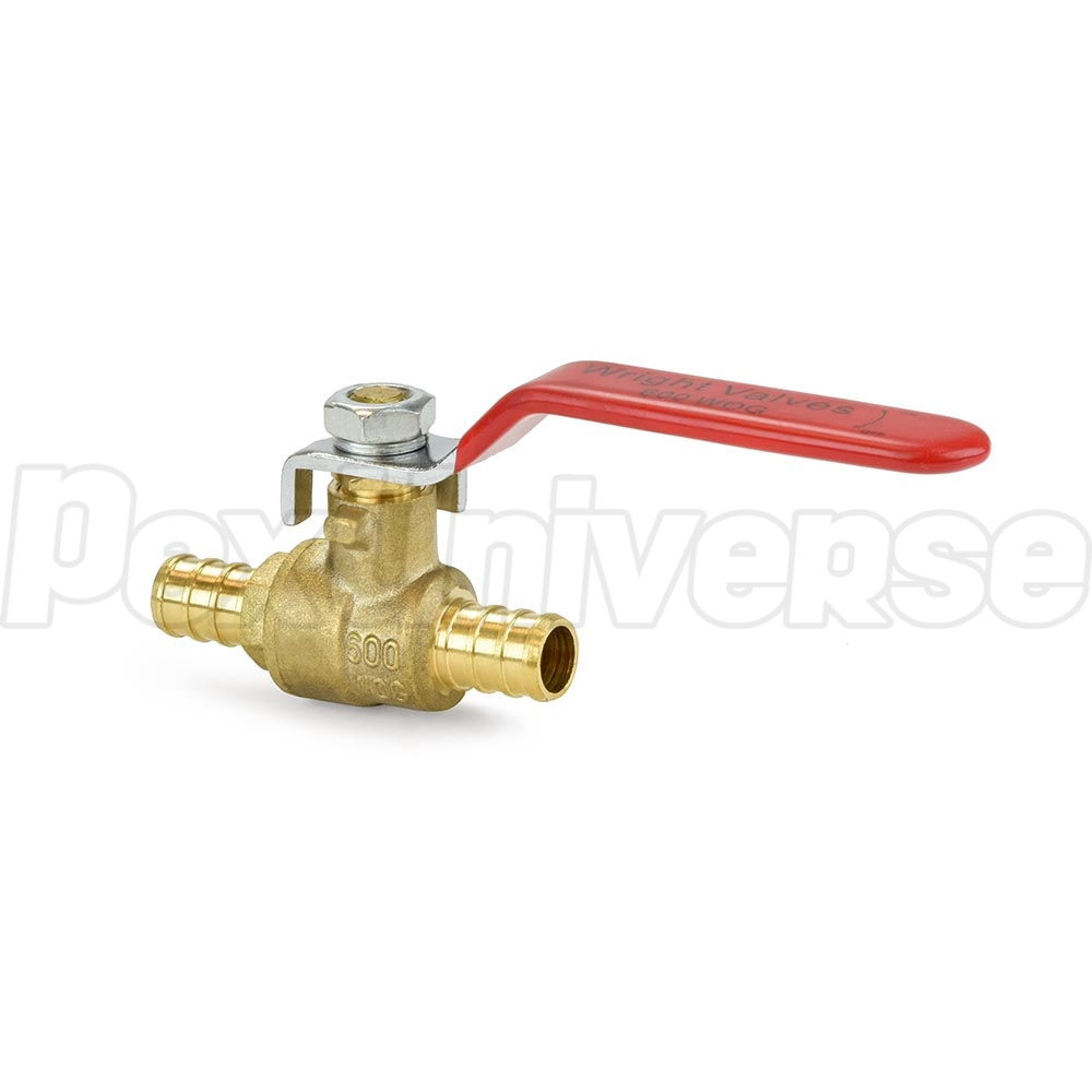 1/2" PEX Brass Ball Valve - PexUniverse