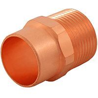 Male Threaded Copper Adapters - C x MNPT | Copper Fittings ...