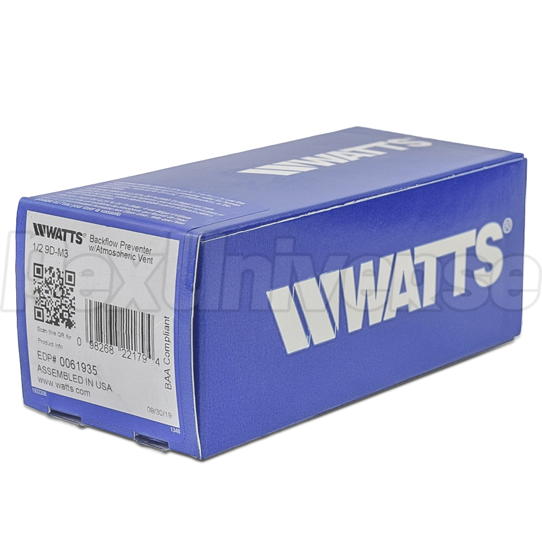 Watts 9D-M3, 1/2'' Dual Check Valve w/ Atmospheric Vent - PexUniverse