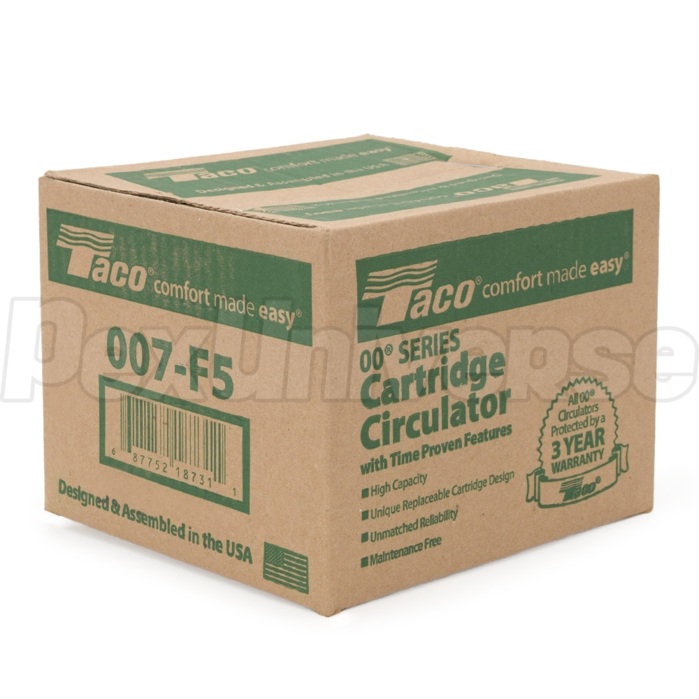 Taco 007-F5 Cast Iron Circulator Pump, 115V - PexUniverse