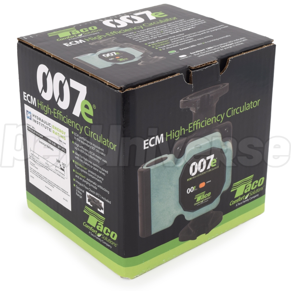 Taco 007e-2F4, Variable Speed Circulator Pump w/ ECM Motor- PexUniverse