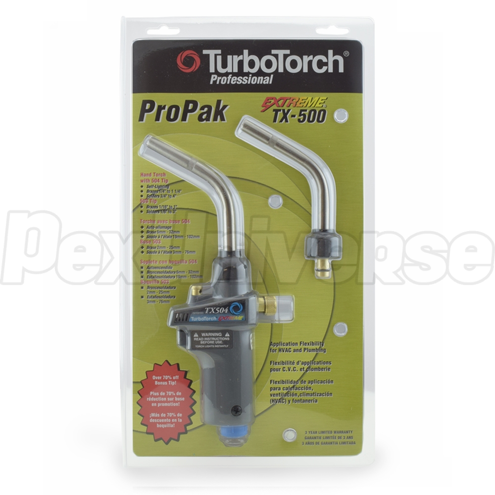 TurboTorch TX-500 Torch Swirl Kit, MAP-Pro/Propane - PexUniverse