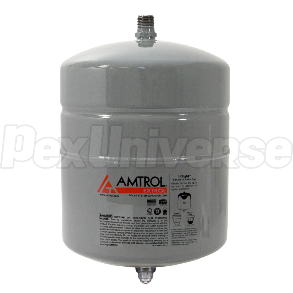 Amtrol 101-1, Extrol #15 Expansion Tank w/ InSight Indicator - PexUniverse