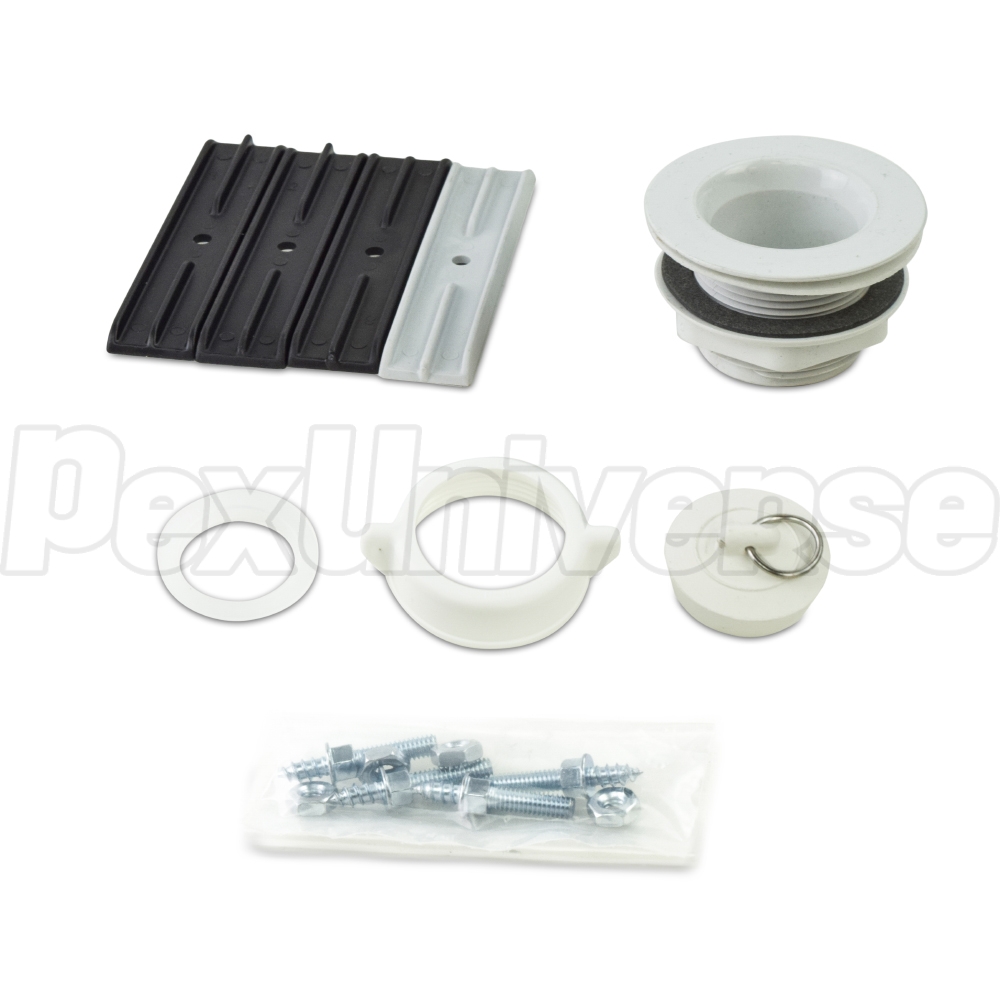 Mustee 10, Utility Sink, White - PexUniverse