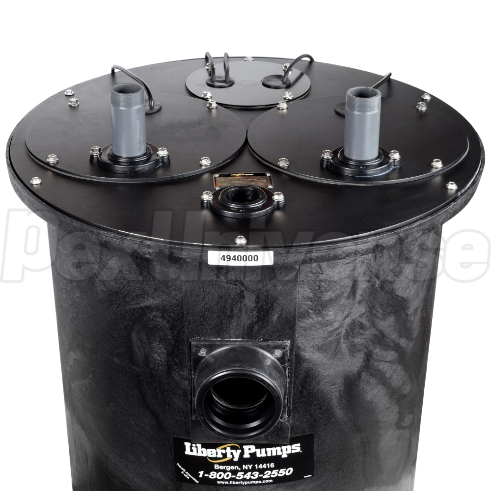 Liberty 1102/LE102M-AE, 1 HP Duplex Sewage Pump System w/ Control ...