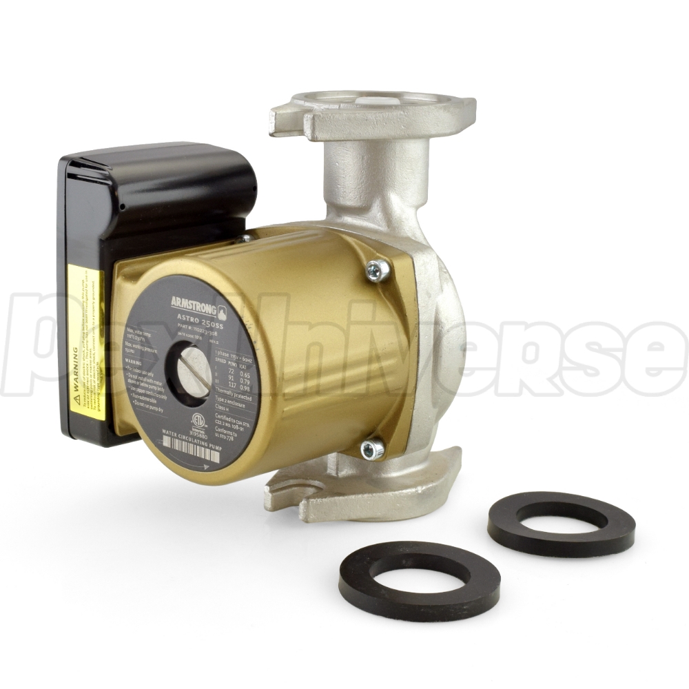 Armstrong Astro 250SS Stainless Steel 3-Speed Circulator Pump - PexUniverse