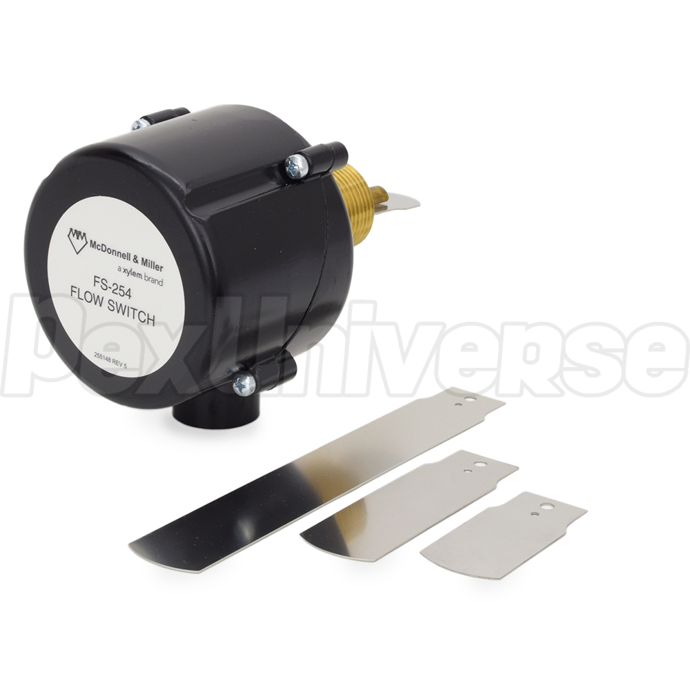 McDonnell & Miller FS-254, Mechanical Liquid Flow Switch, NEMA 4 ...