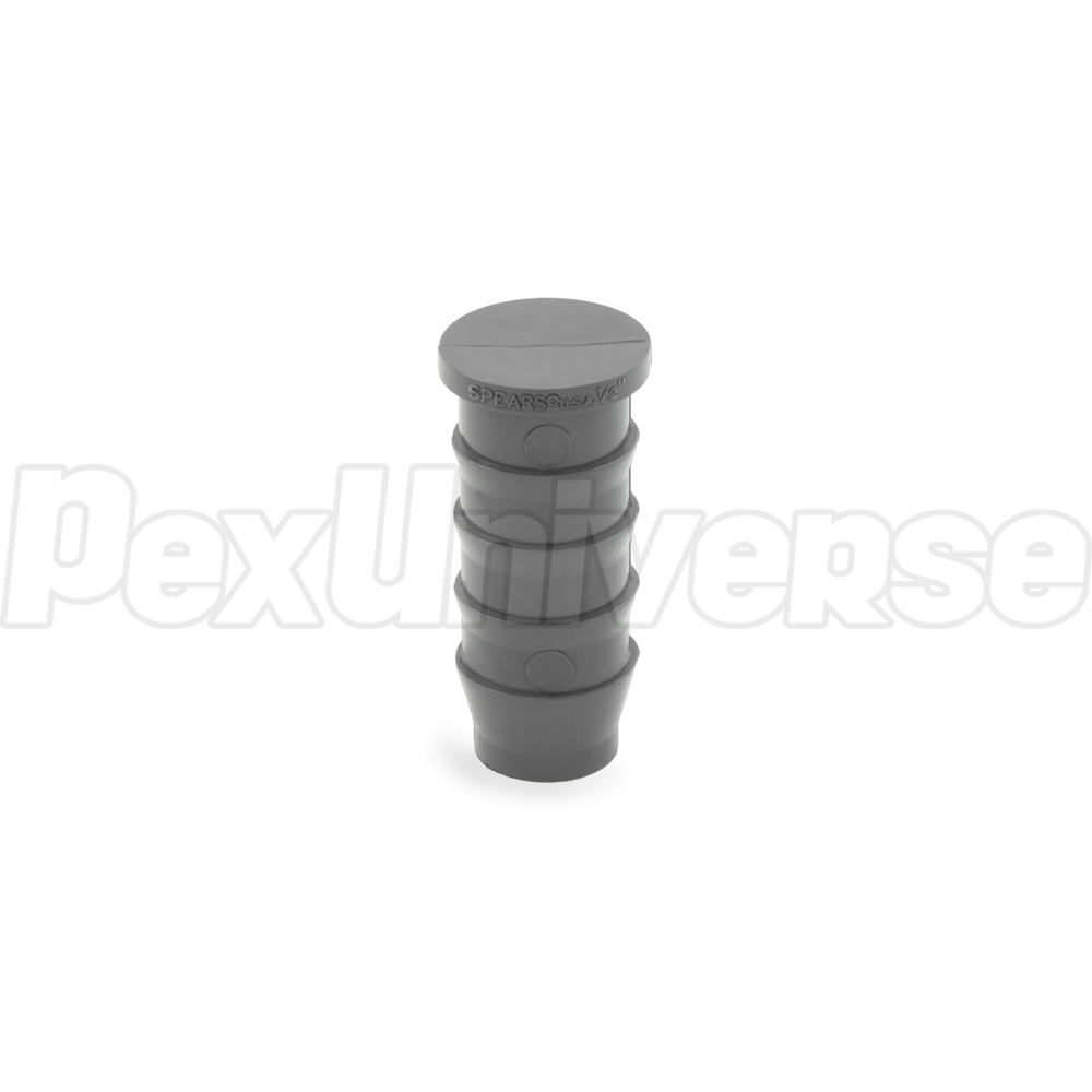 Spears 1449-005, 1/2" Barbed Insert PVC Plug - PexUniverse