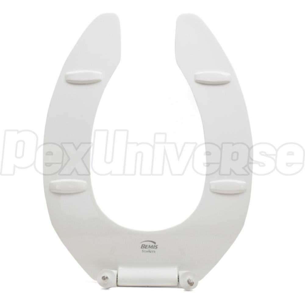 Bemis 1955CT-000 (White) Elongated Toilet Seat - PexUniverse