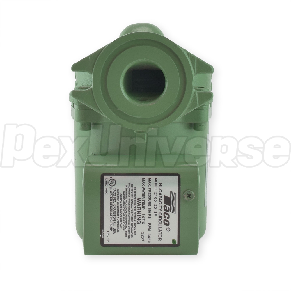 Taco 2400-20-3P Cast Iron Circulator Pump - PexUniverse