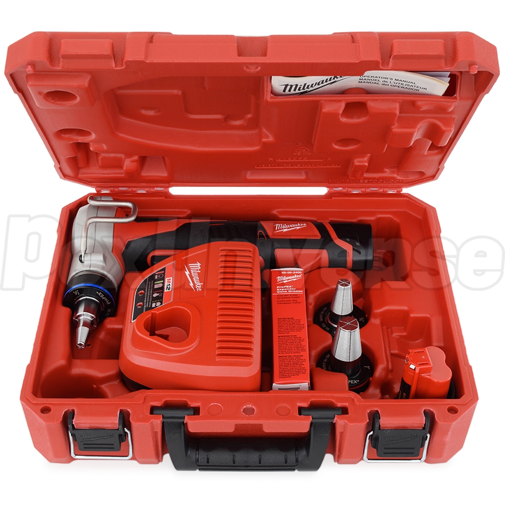 Milwaukee 2432-22, M12 ProPEX Expansion Tool Kit - PexUniverse