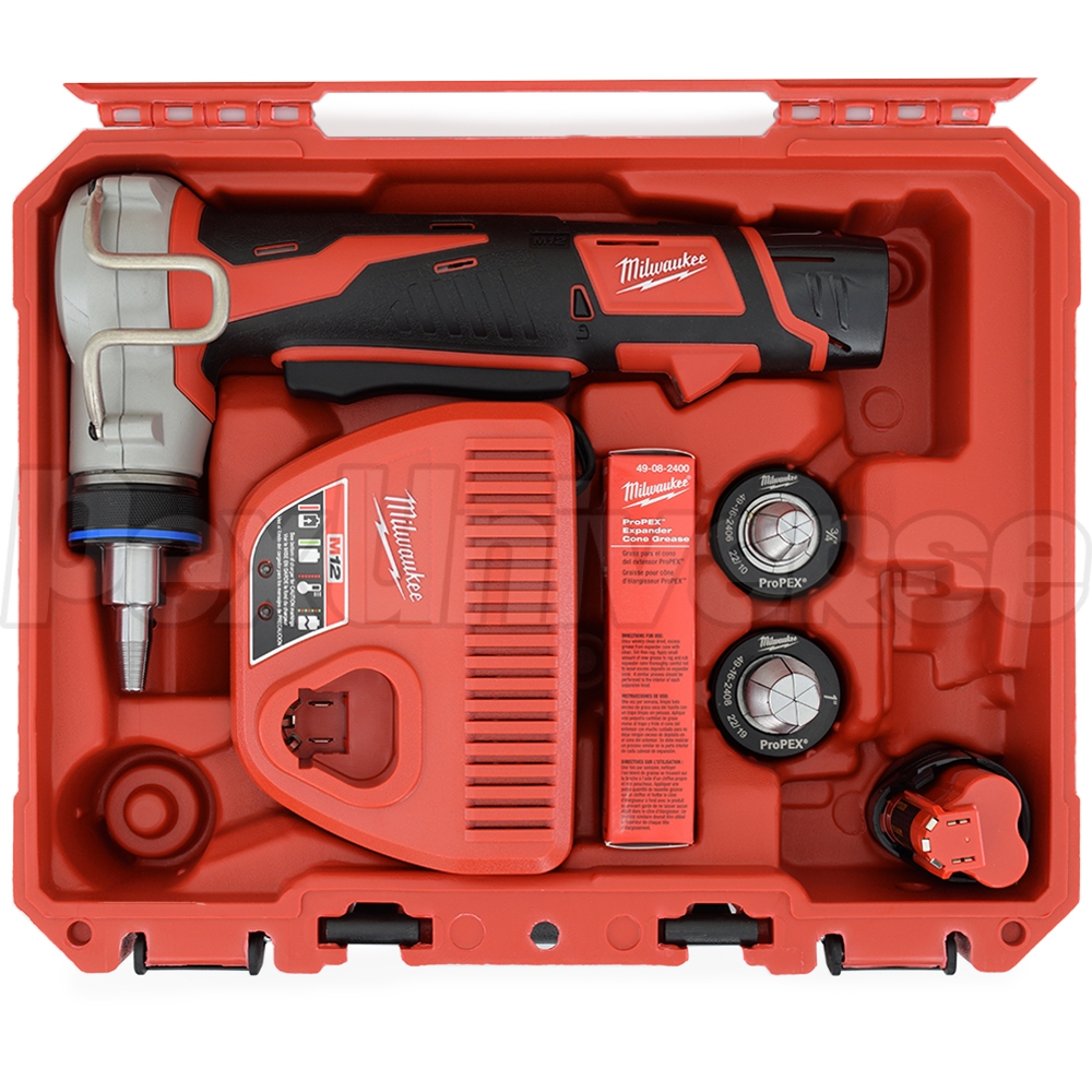 Milwaukee 2432-22, M12 ProPEX Expansion Tool Kit - PexUniverse