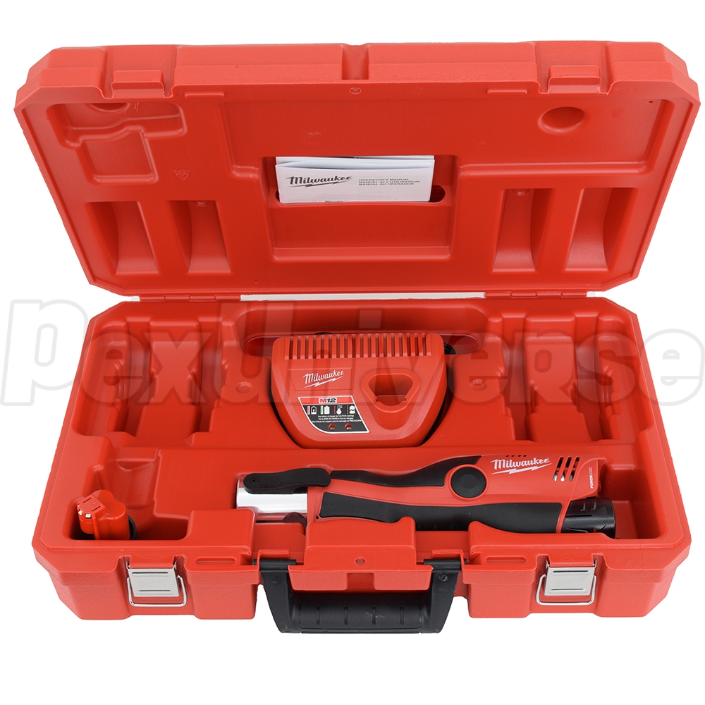 Milwaukee 2473-20, M12 Force Logic Press Tool Kit - PexUniverse
