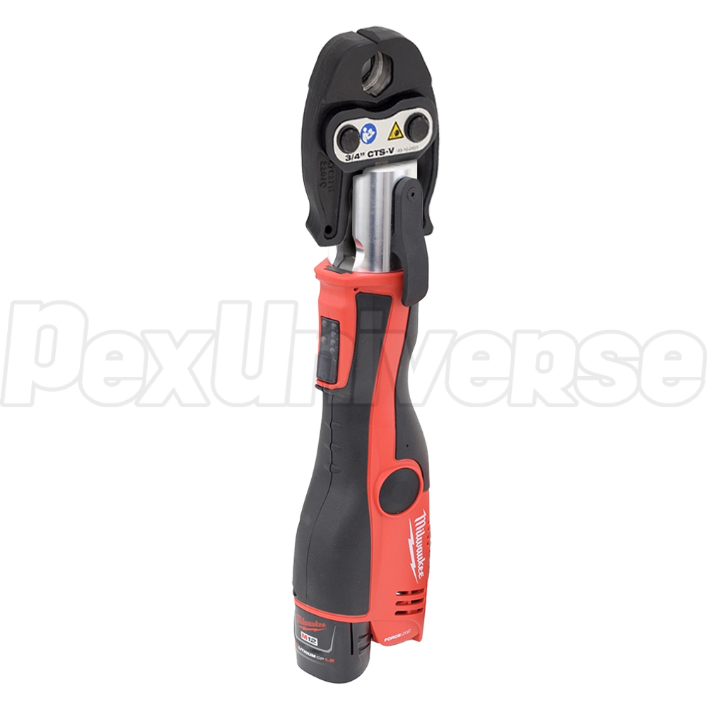 Milwaukee 2473-22, M12 Force Logic Copper Press Tool Kit - PexUniverse