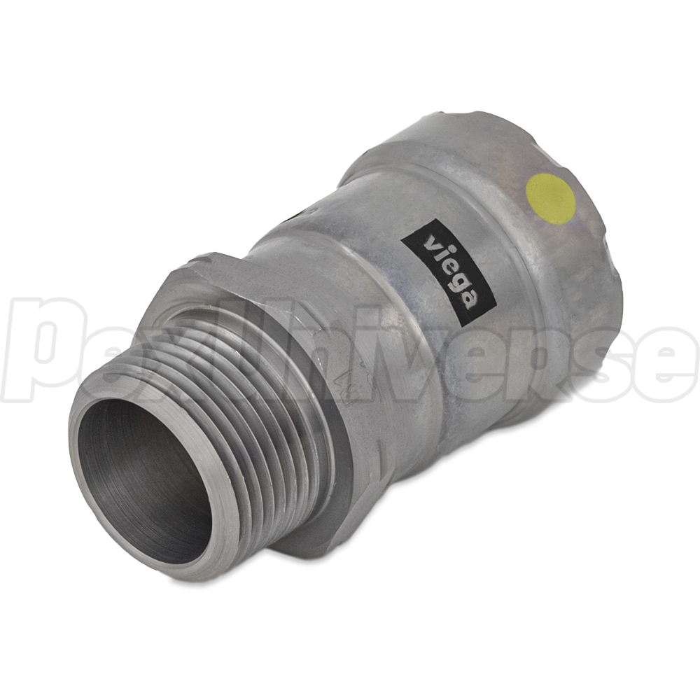 Viega 25111, 1" MegaPressG x 1" Male NPT Threaded Adapter - PexUniverse
