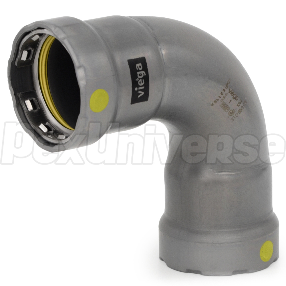 Viega 25211, 1" MegaPressG 90° Elbow Fitting - PexUniverse