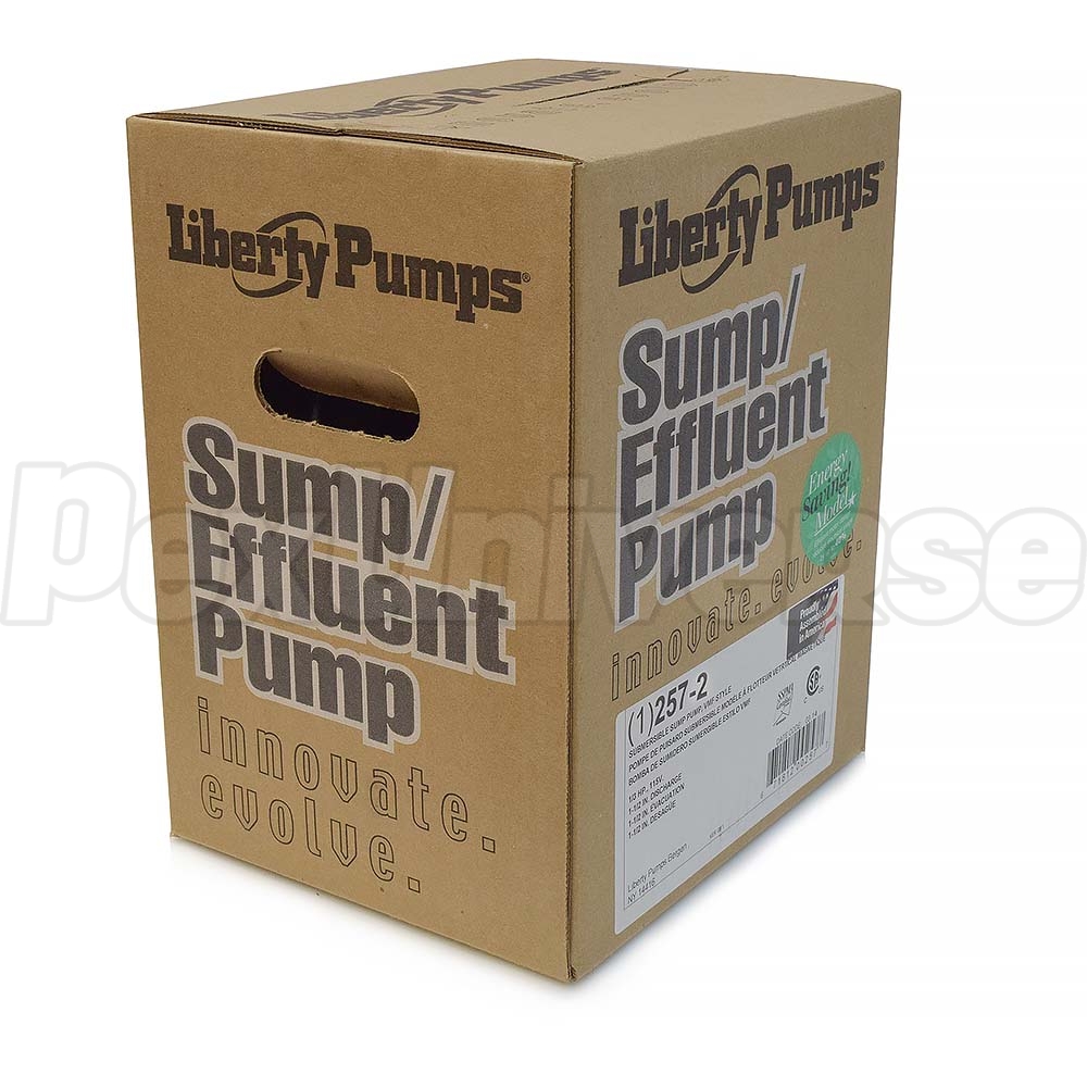 Liberty Pumps 257-2 Automatic Sump/Effluent Pump - PexUniverse