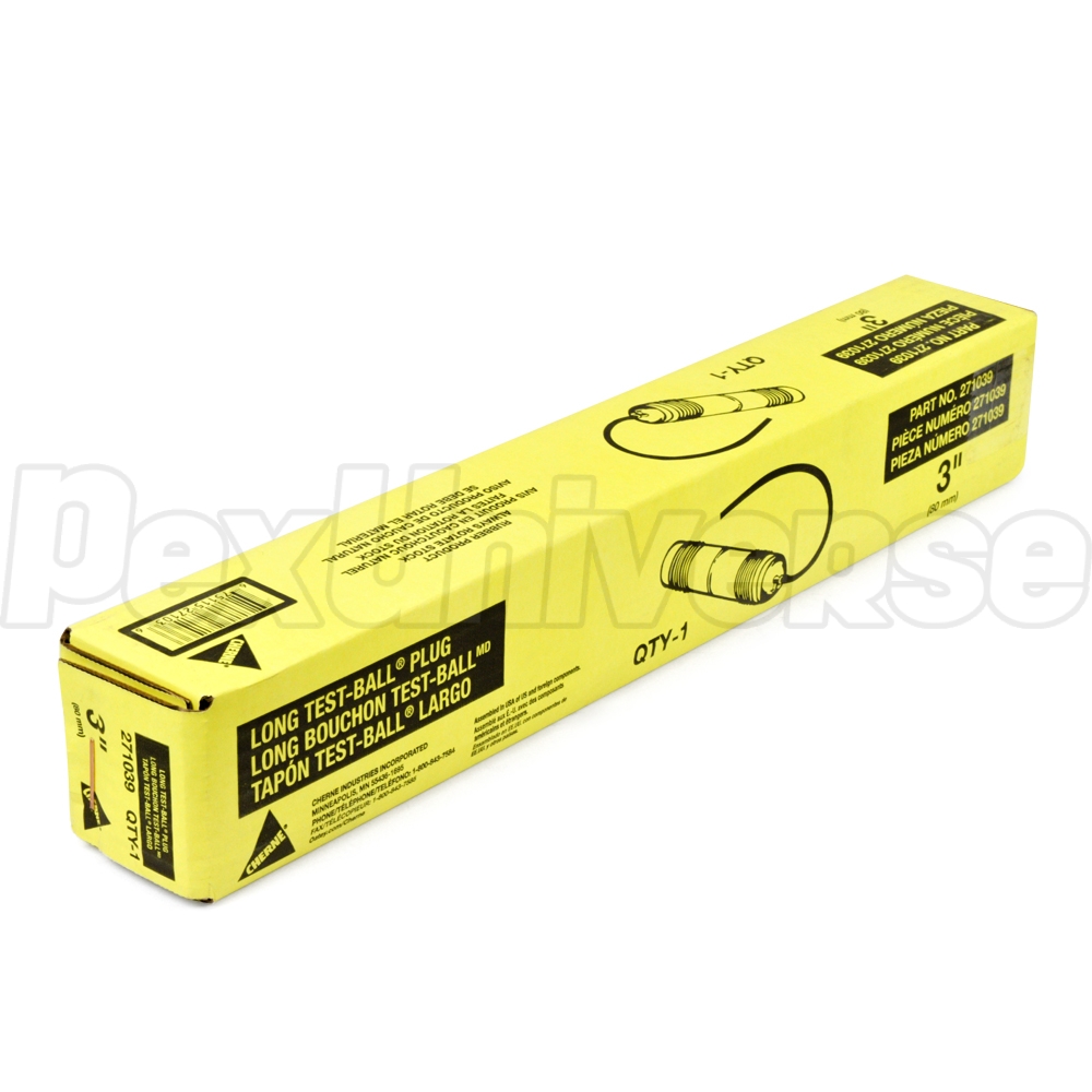 Cherne 271039, Extra Long Test-Ball Inflatable Plug for 3" Pipe ...