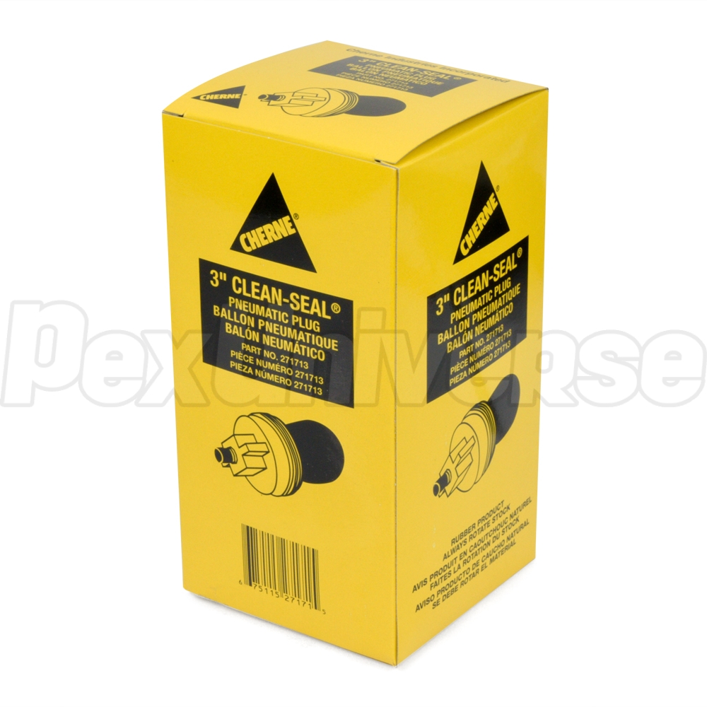Cherne 271713, Clean-Seal Inflatable Plug for 3" MIP Test Tee/Cleanout ...
