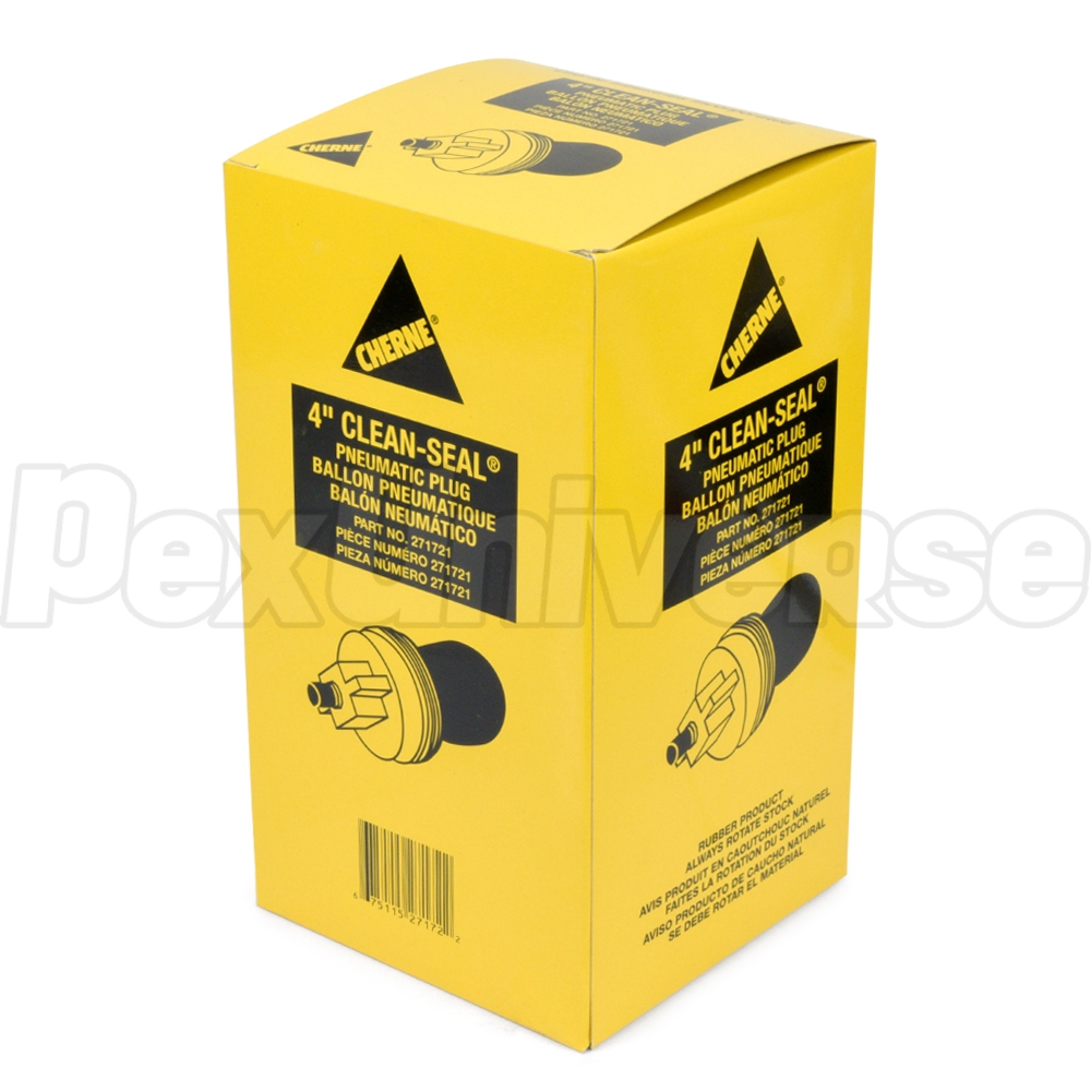 Cherne 271721, Clean-Seal Inflatable Plug for 4" MIP Test Tee/Cleanout ...