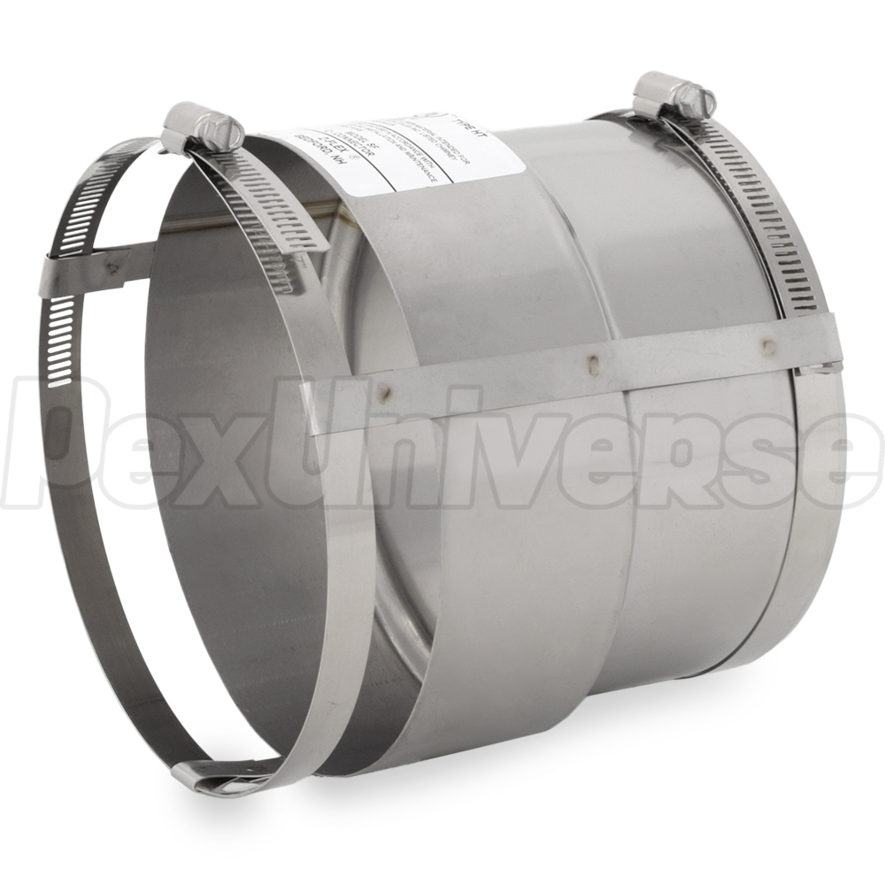 Z-Flex 2CNNTRC06, 6" Stainless Steel Dripless Connector - PexUniverse