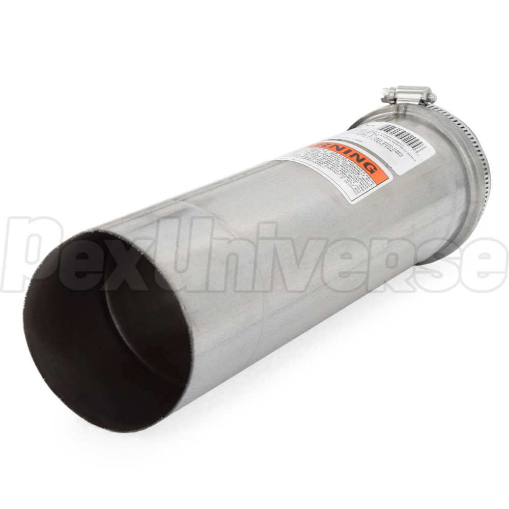 Z-Vent 2SVEPWCF0301, 3" x 1ft Single Wall Pipe - PexUniverse