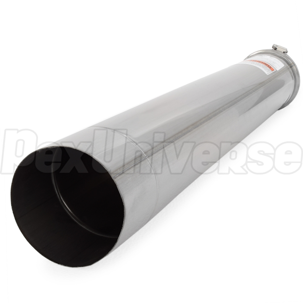 Z-Vent 2SVEPWCF0403, 4" x 3ft Single Wall Pipe - PexUniverse