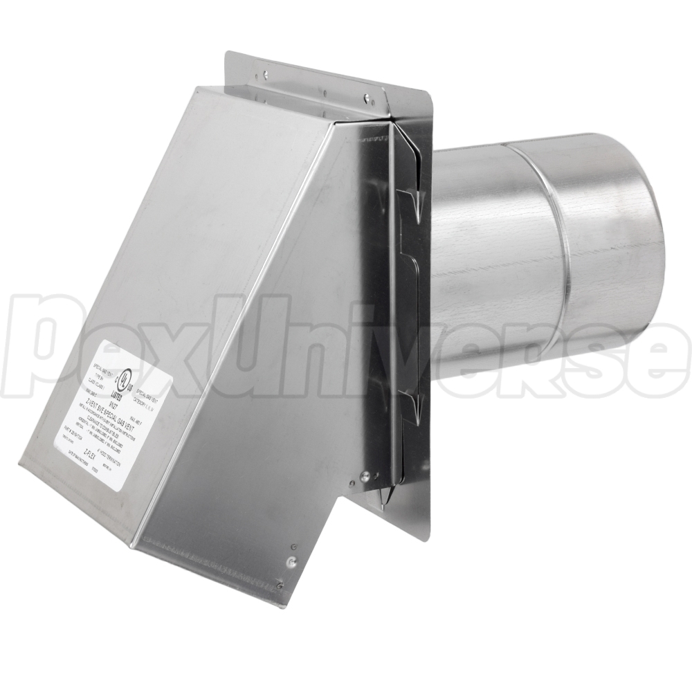 Z-Vent 2SVSHTX04, 4" Termination Hood w/ Screen - PexUniverse