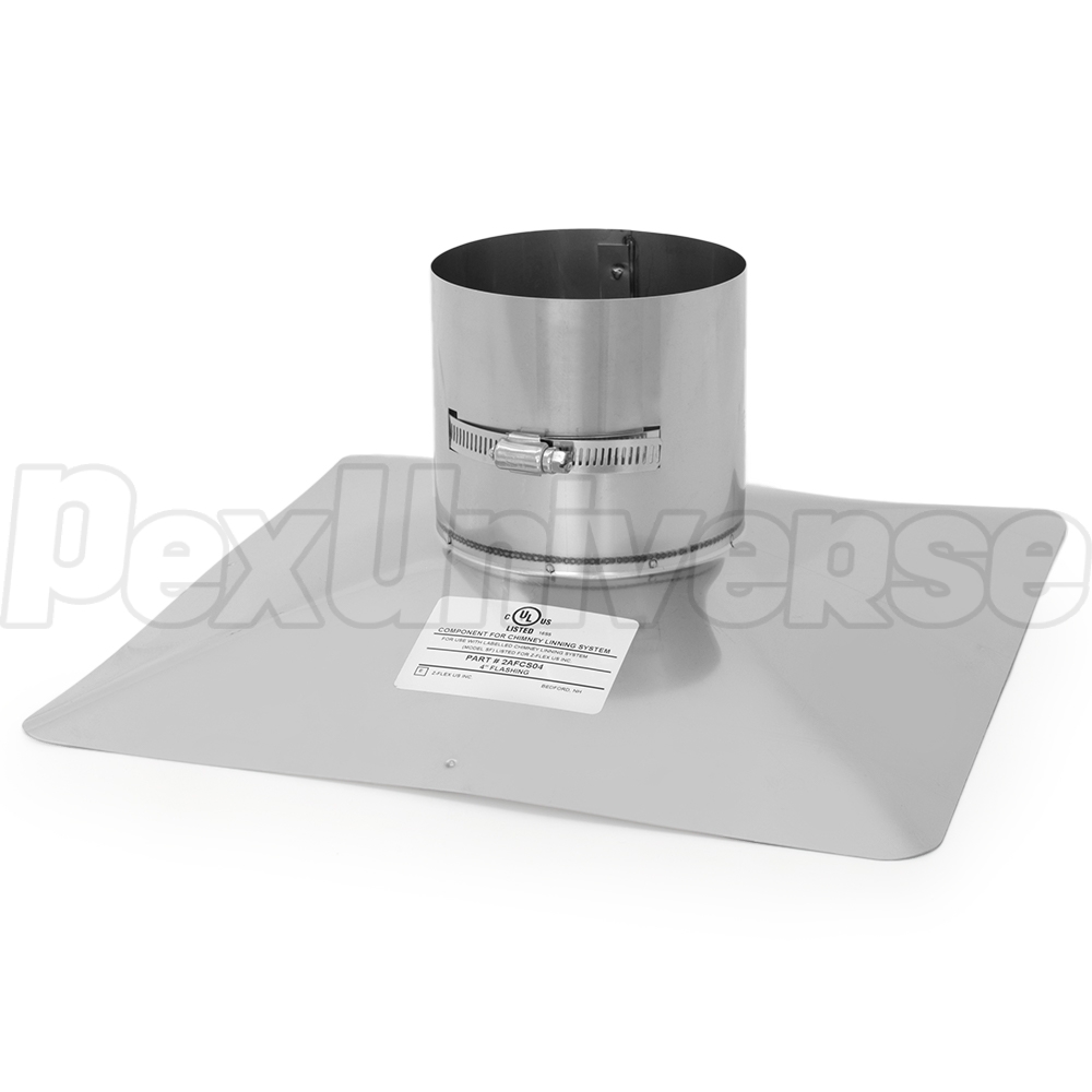 Z-Flex 2ZFSFIKIT0425X, 4" x 25ft Stainless Steel Chimney Liner Insert ...