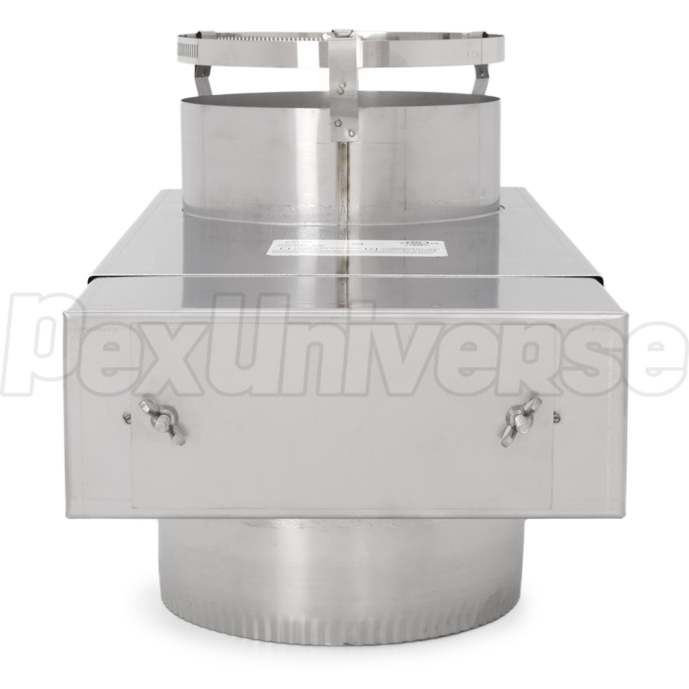 Z-Flex 2ZR24AIB06, 6" Adjustable Fireplace Insert Offset Adapter ...