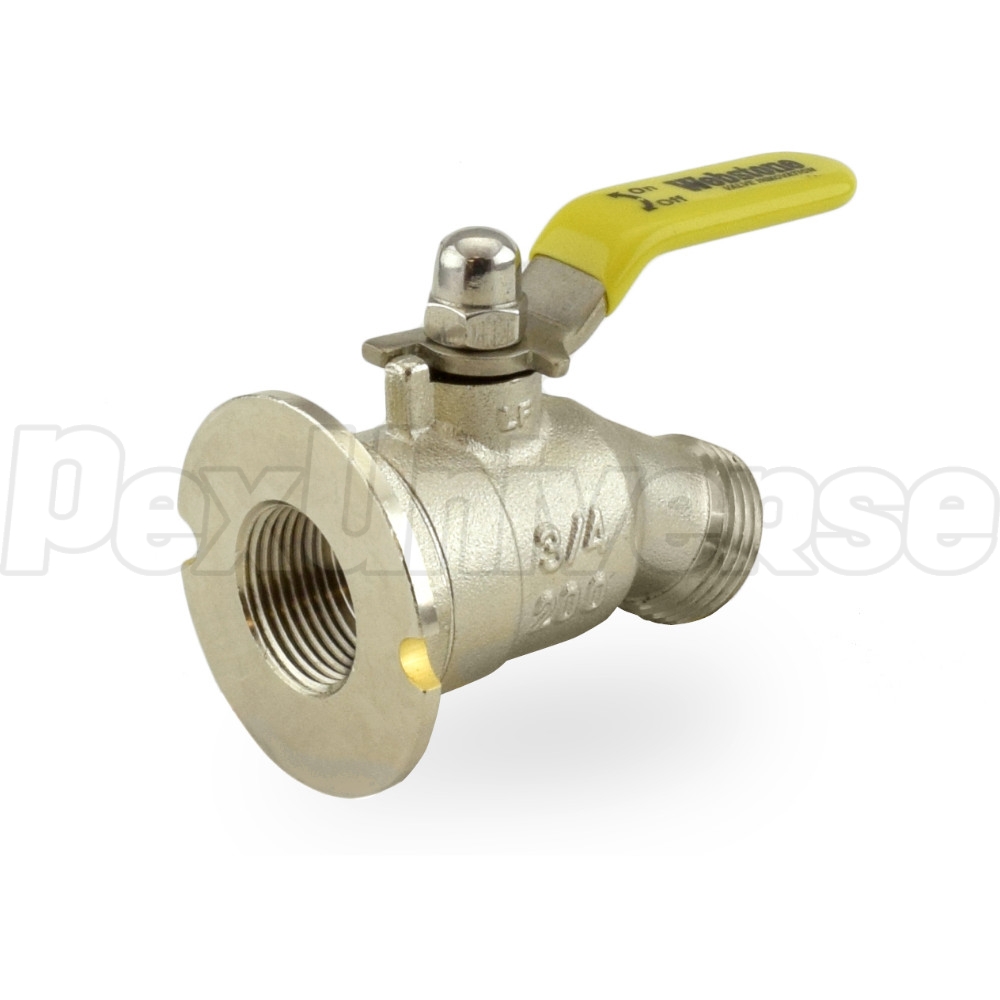 Webstone Valves 30203W, 3/4" FIP 1/4-turn Sillcock - PexUniverse