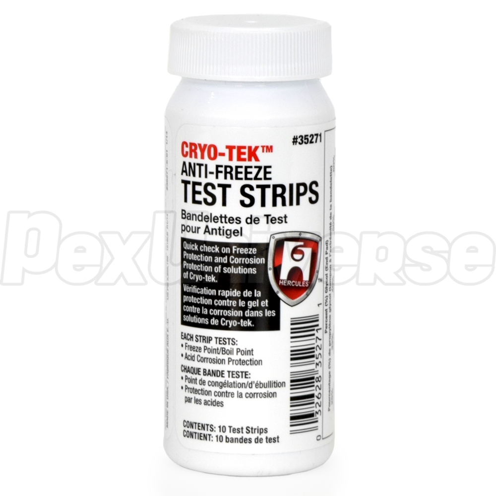 Hercules 35271, Cryo-Tek Antifreeze Test Strips, 10 Pack - PexUniverse