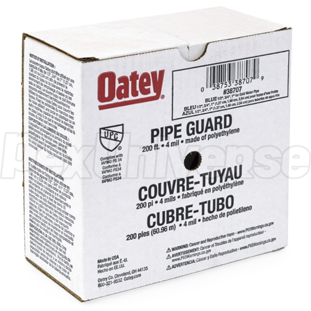 Oatey 38707, Blue Pipe Guard Protective Sleeving - PexUniverse