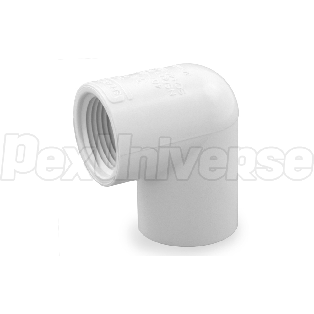 Spears 407-007, 3/4" PVC (Sch. 40) Socket x FIP 90° Elbow Fitting ...