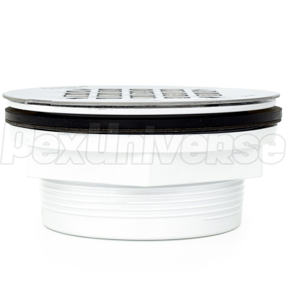 Oatey 42099, No-Calk (Slip-Fit) PVC Shower Base/Module Drain w/ Snap-in ...