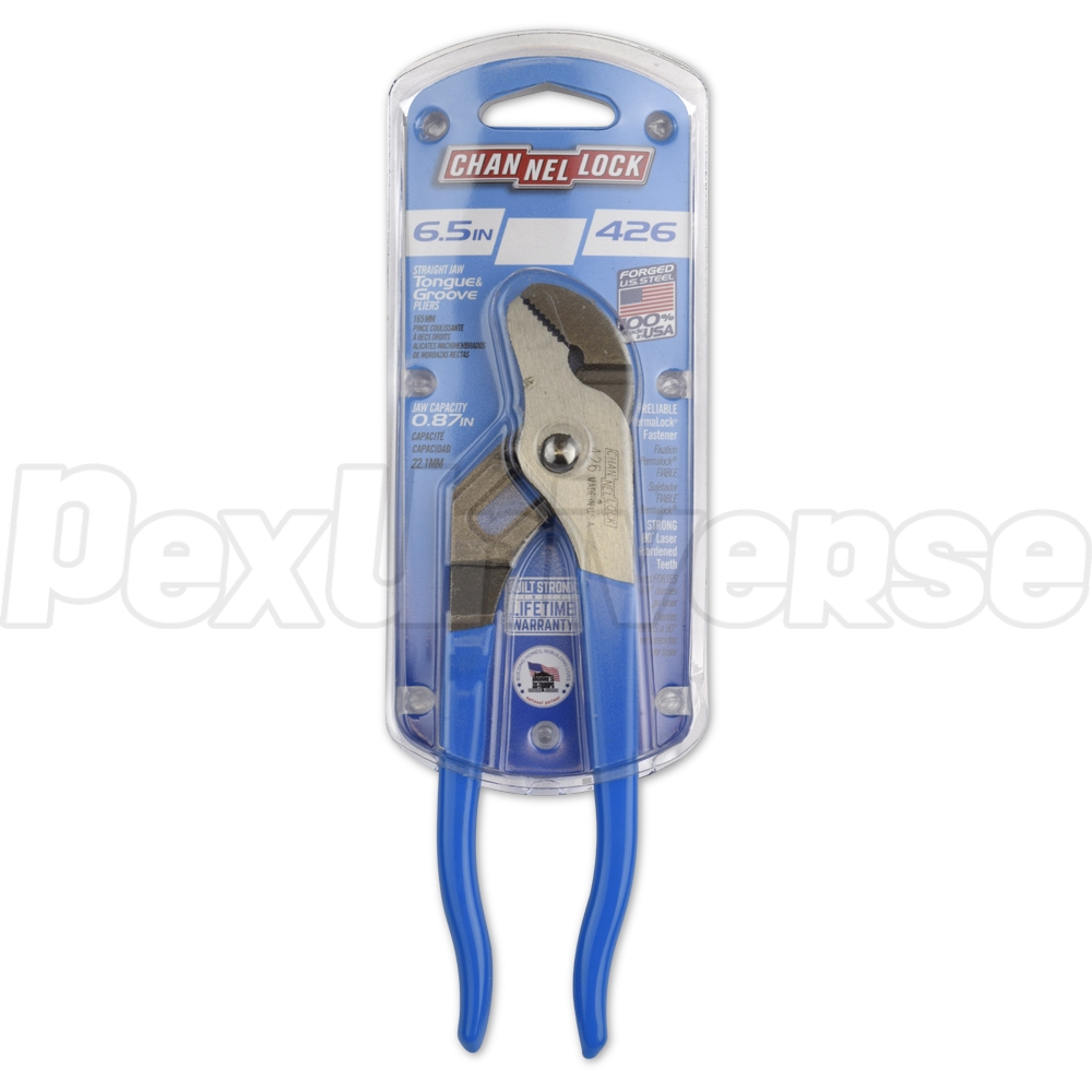 Channellock (426) 6.5" Straight Jaw Tongue and Groove Plier - PexUniverse