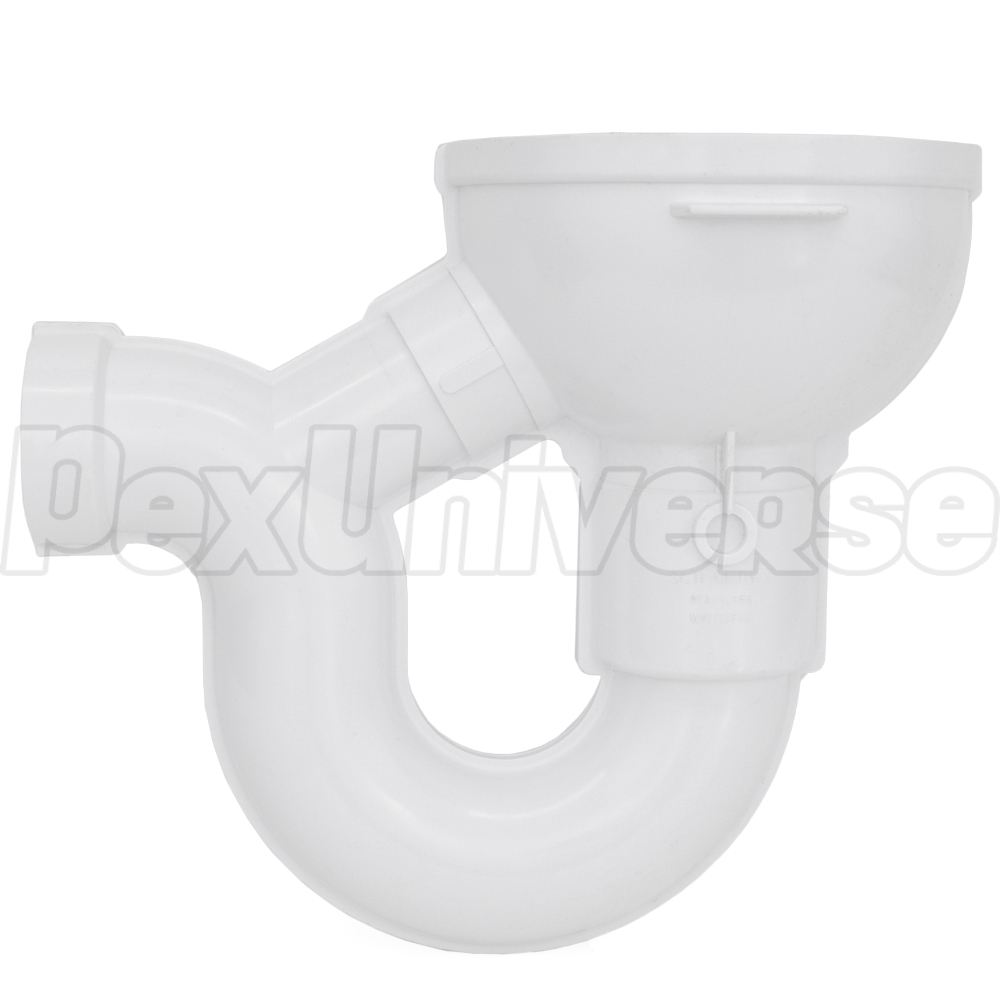 Oatey 42724, Integral Trap PVC Floor Drain, 2" PVC Hub - PexUniverse