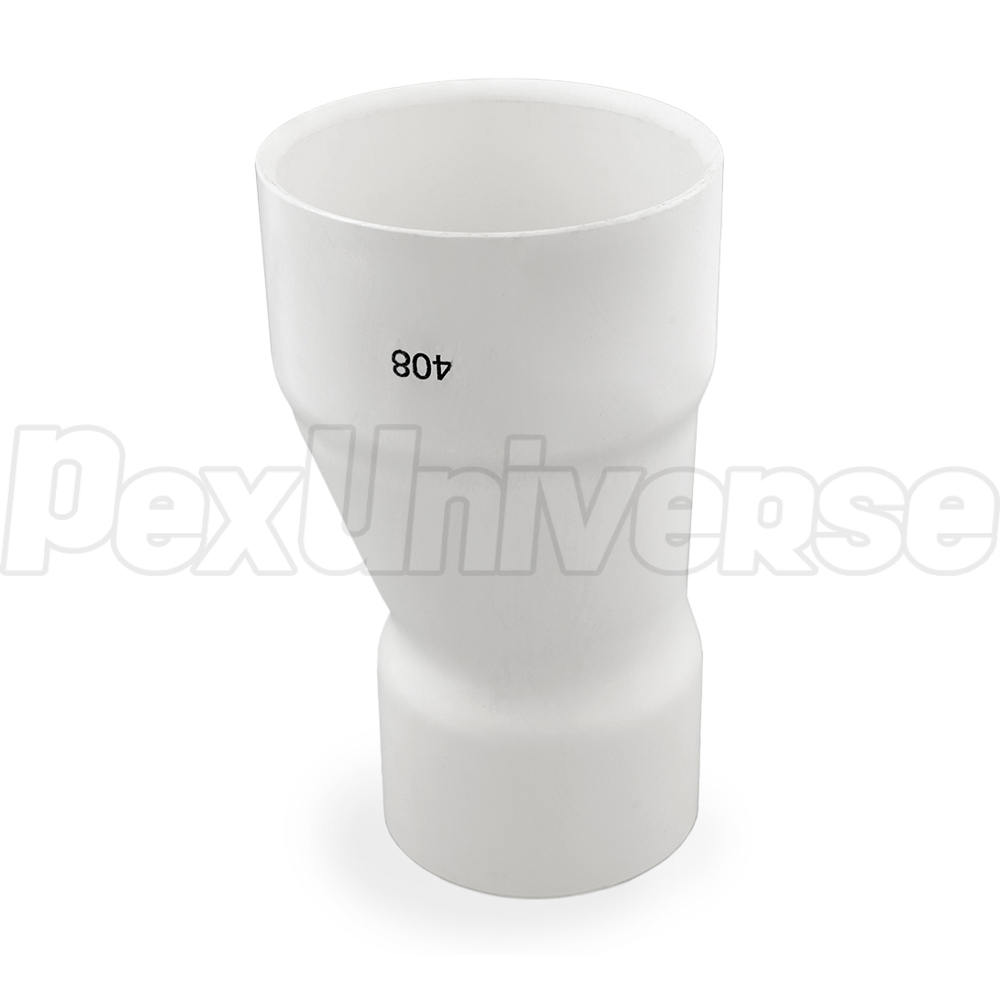 Spears 429-422FE, 4" x 3" PVC (Sch. 40) Eccentric Reducing Coupling ...