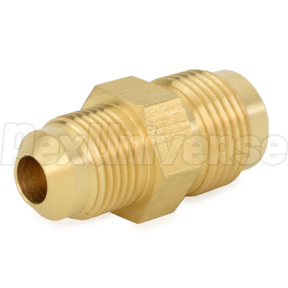 1/2" x 3/8" Brass Flare Reducing Union - PexUniverse