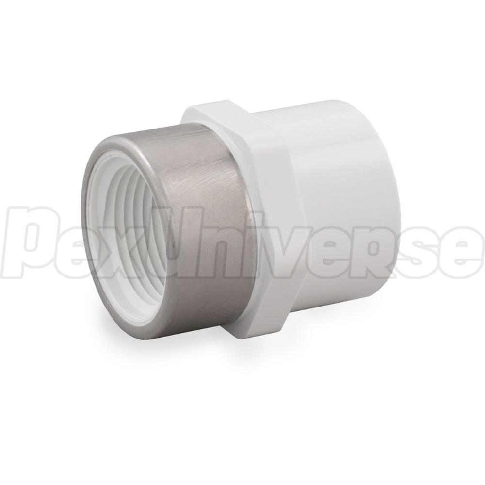 Spears 435-010SR, 1" PVC (Sch. 40) Socket x FIP Adapter Fitting ...