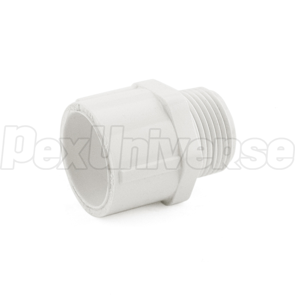 Spears 436-007, 3/4" PVC (Sch 40) MIP x Socket Adapter - PexUniverse