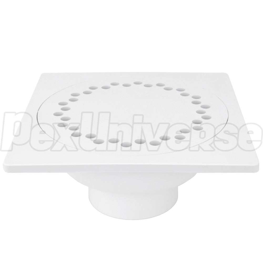Oatey 43633, 9" x 9" PVC Bell Trap Floor Drain, 3" Hub or 4" Inside Fit ...