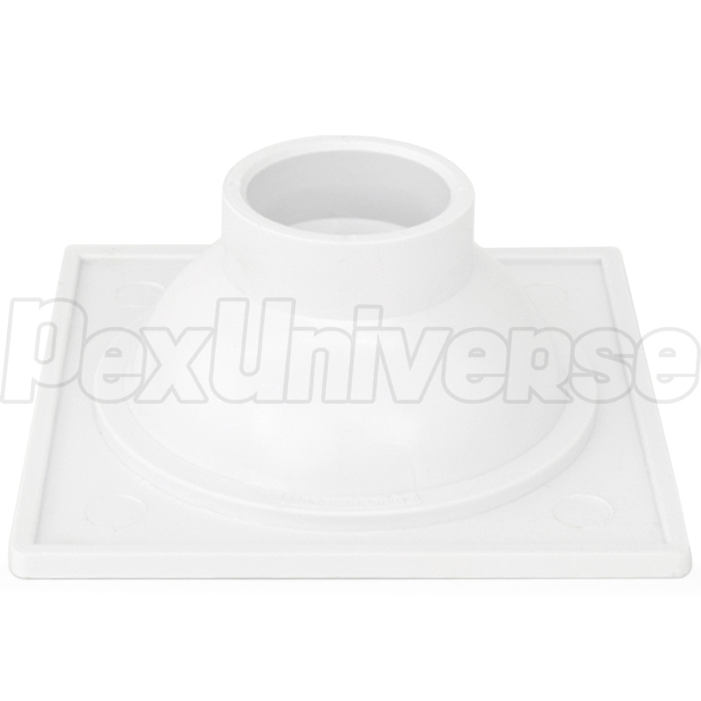 Oatey 43637, 6" x 6" PVC Bell Trap Floor Drain, 1-1/2" Hub - PexUniverse