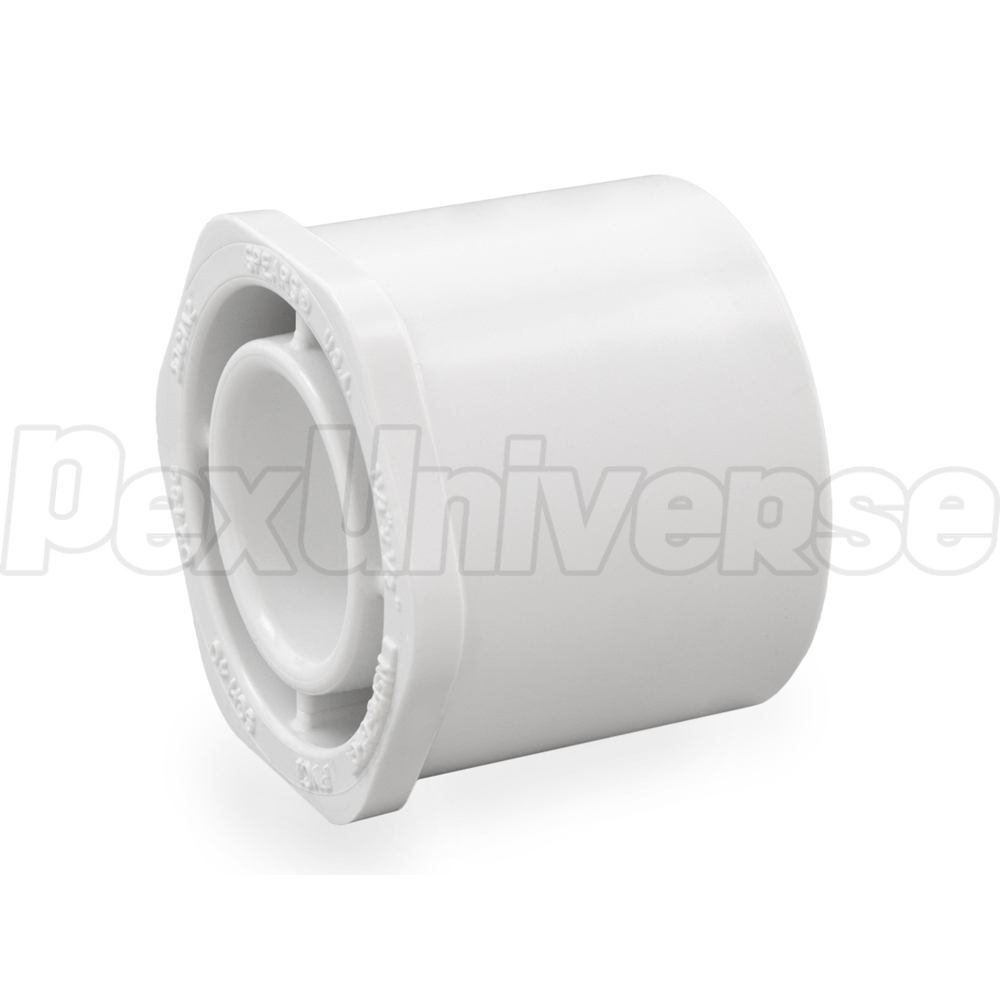 Spears 437-166, 1-1/4" x 1/2" PVC (Sch. 40) Spigot x Socket Bushing ...