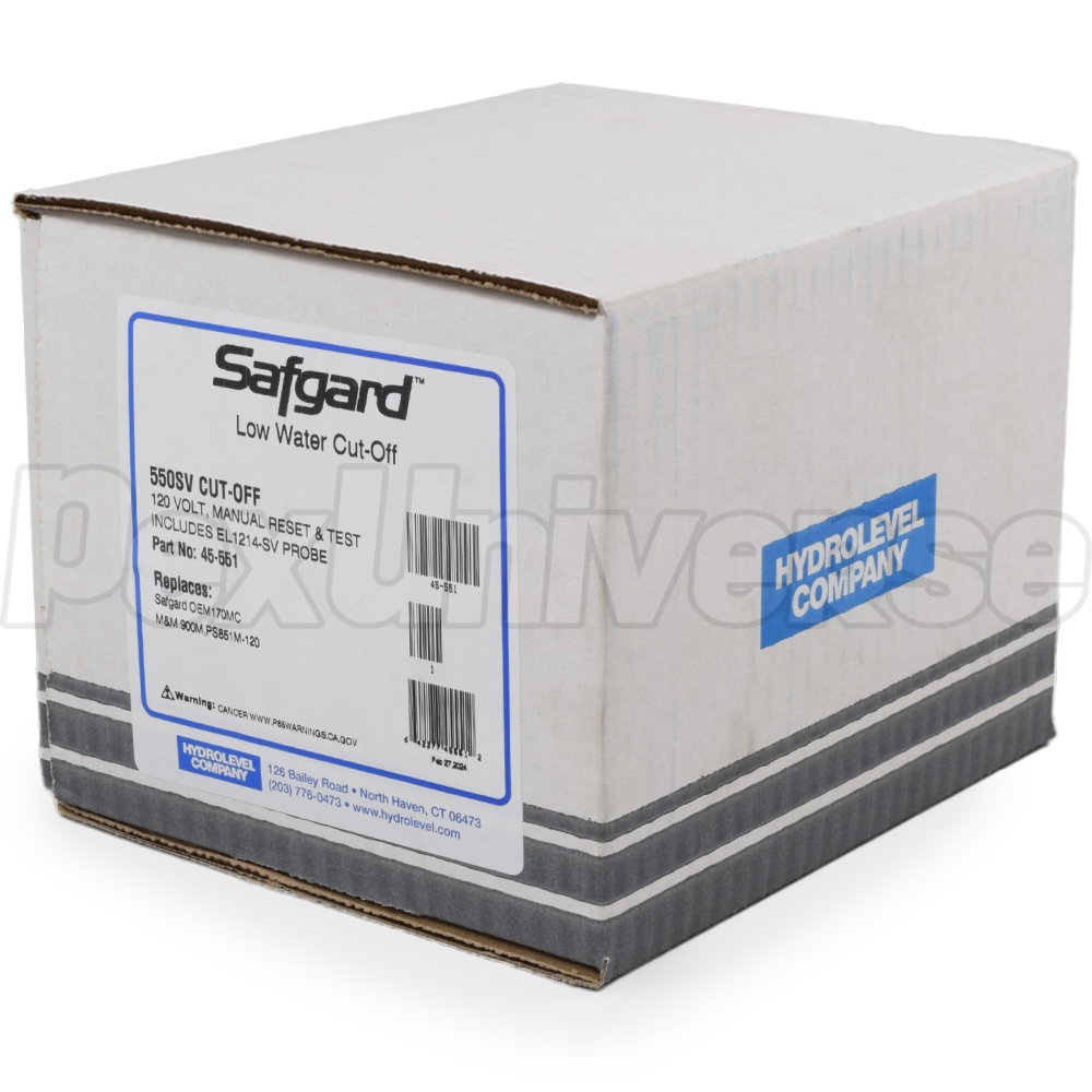 Hydrolevel 550SV Safgard Low Water Cut-Off w/ Short Probe - PexUniverse