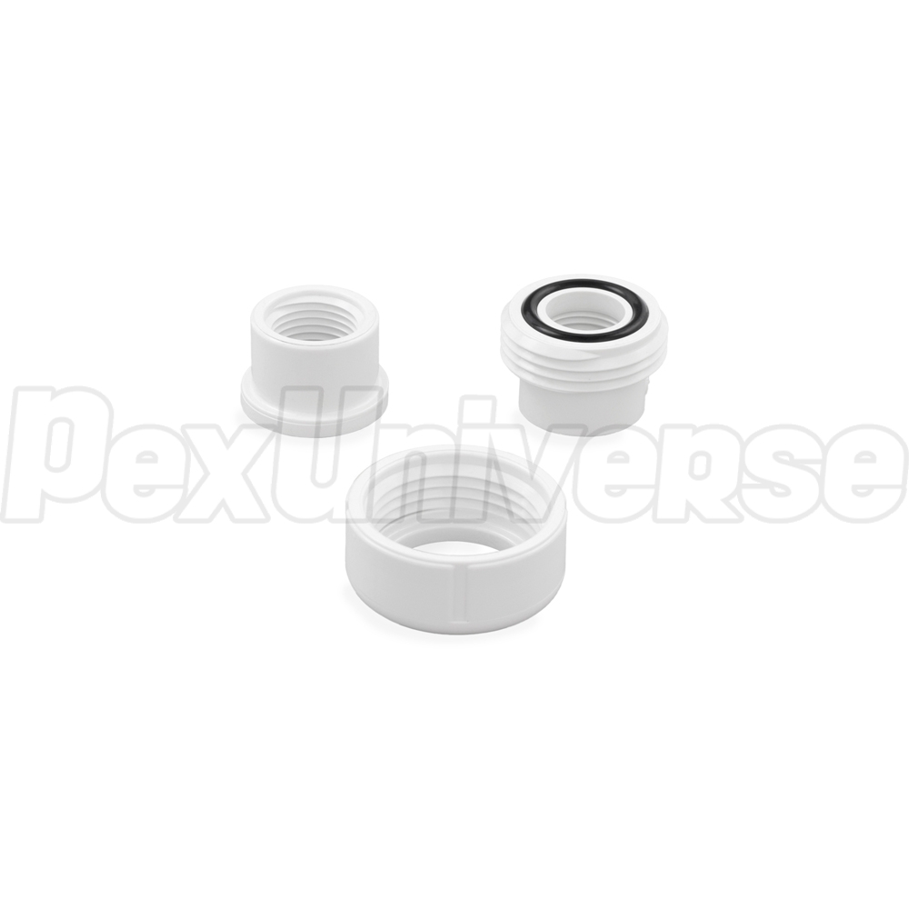 Spears 458-005, 1/2" PVC (Sch. 40) FIP Threaded Union w/ Buna-N O-ring ...