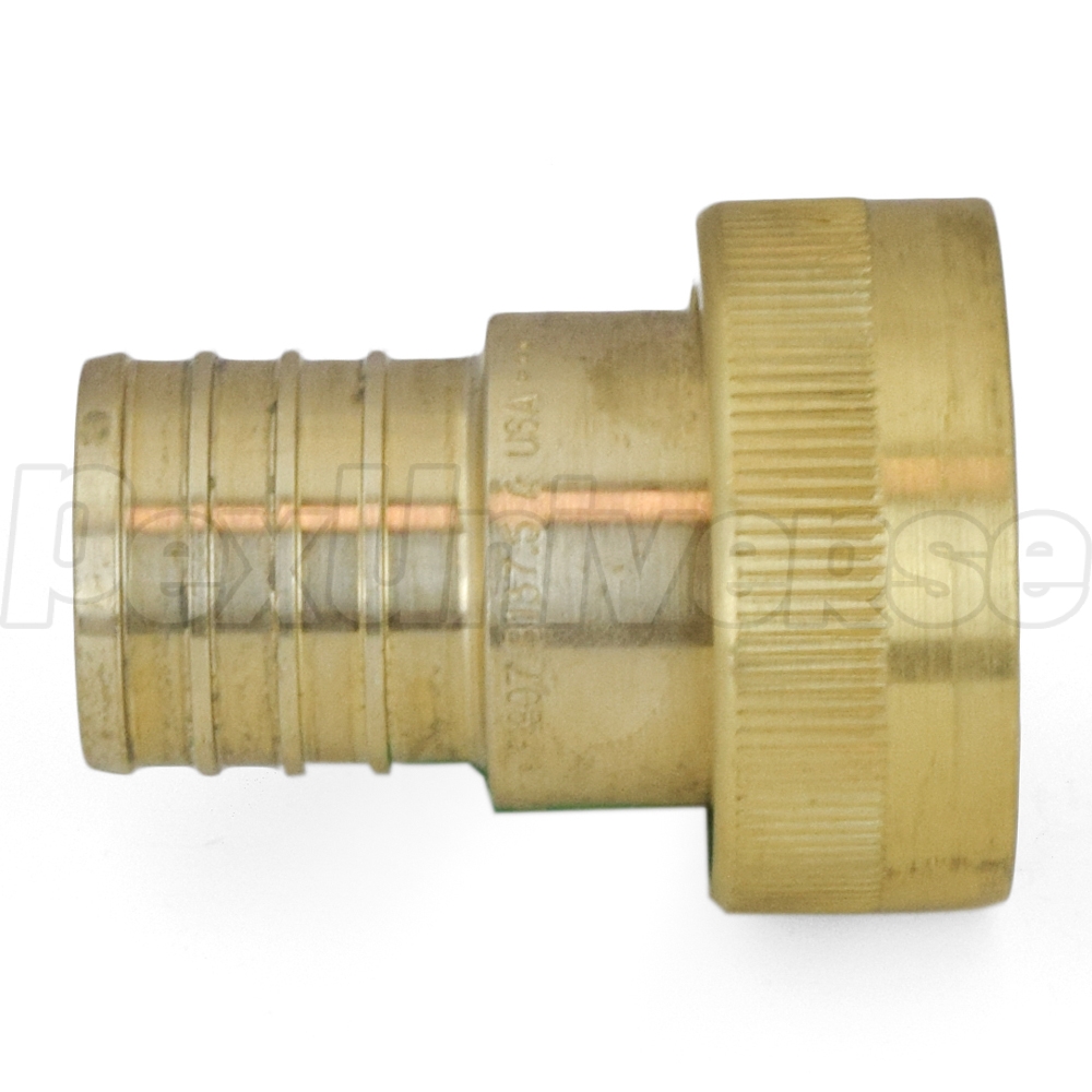 Viega 46416, 1" PEX Crimp (Brass) x ManaBloc Supply Adapter - PexUniverse