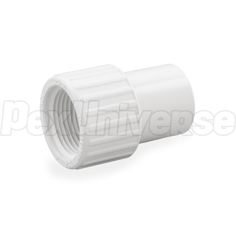 Spears 478-010, 1" PVC (Sch. 40) Spigot x FIP Adapter Fitting - PexUniverse