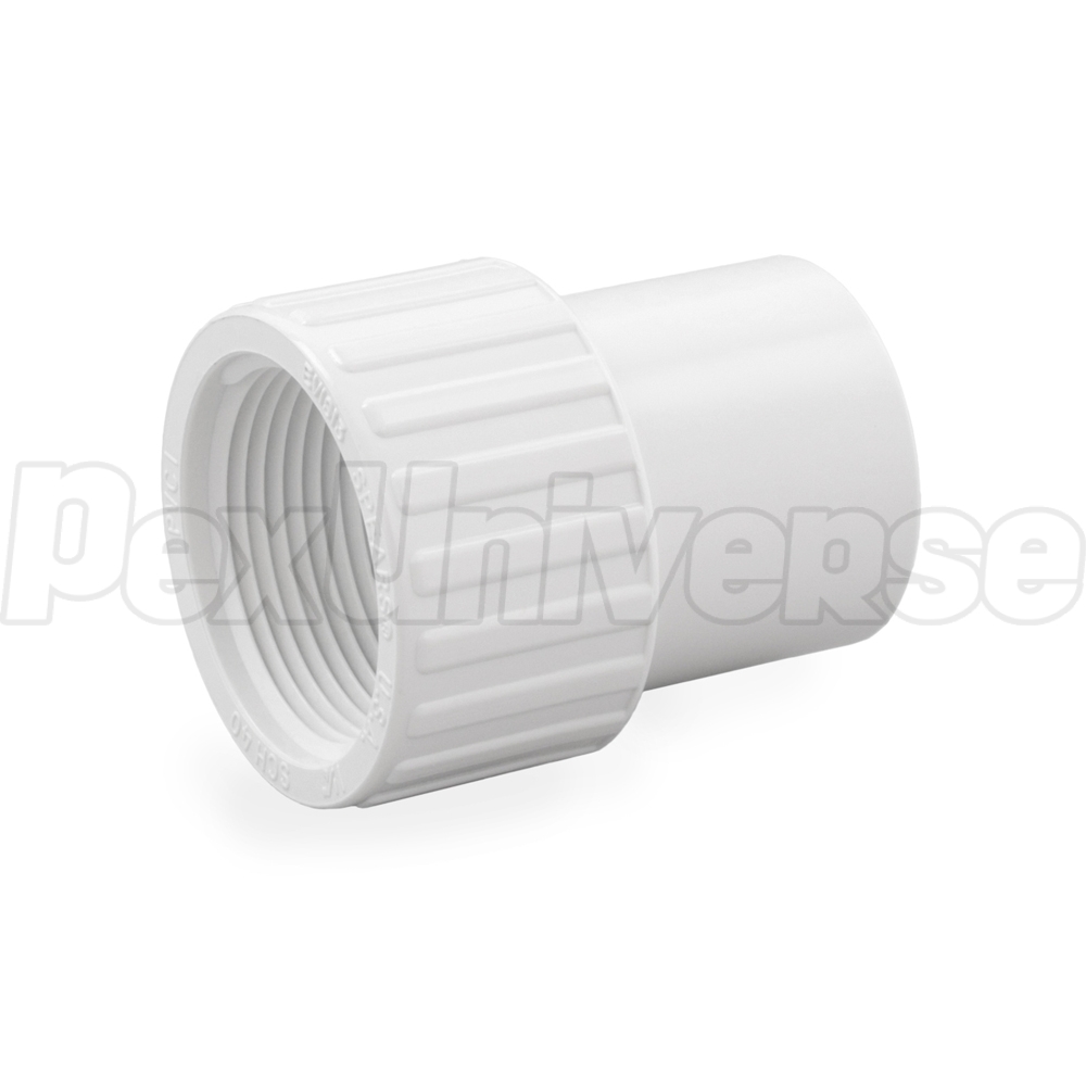 Spears 478-012, 1-1/4" PVC (Sch. 40) Spigot x FIP Adapter Fitting ...